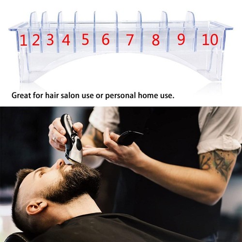Transparent Clipper Guard Holder Rectangular Hair Clipper Storage Box ...