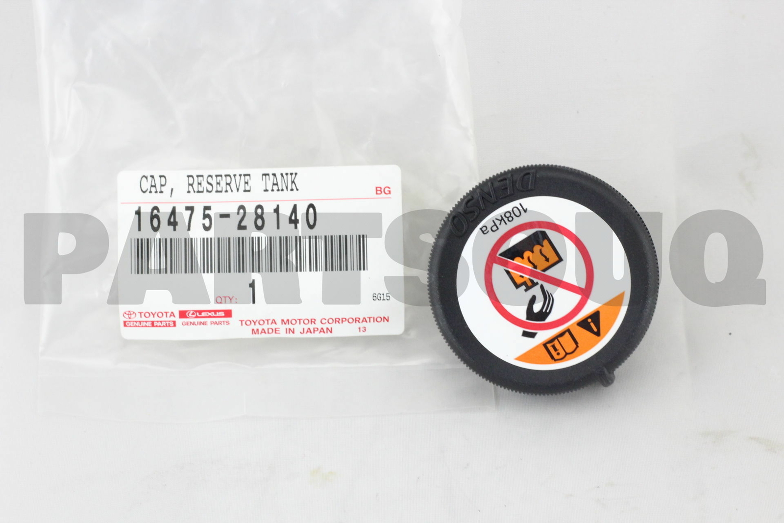 1647528140 Genuine Toyota CAP, RESERVE TANK 16475-28140 | eBay