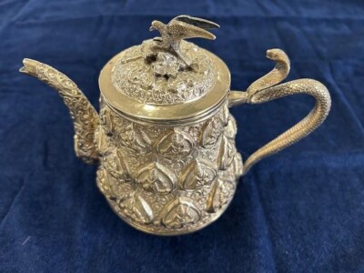 RAJ Silver Tea Service - Anglo / Indian Silver - All hand | eBay