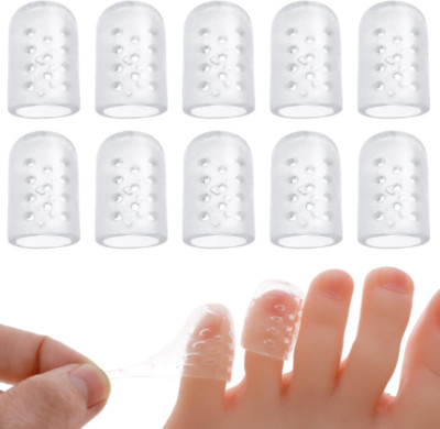 10x Silicone Toe Cover Anti-Friction Breathable Protector Prevent ...
