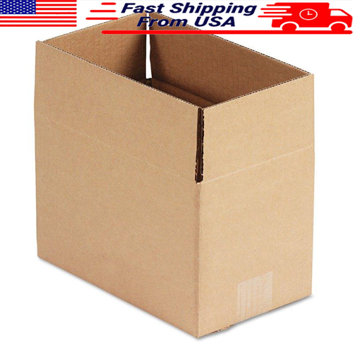 Brown Corrugated Shipping Boxes 10x6x6 25-Pack Sturdy ECT-32-C Flute ...
