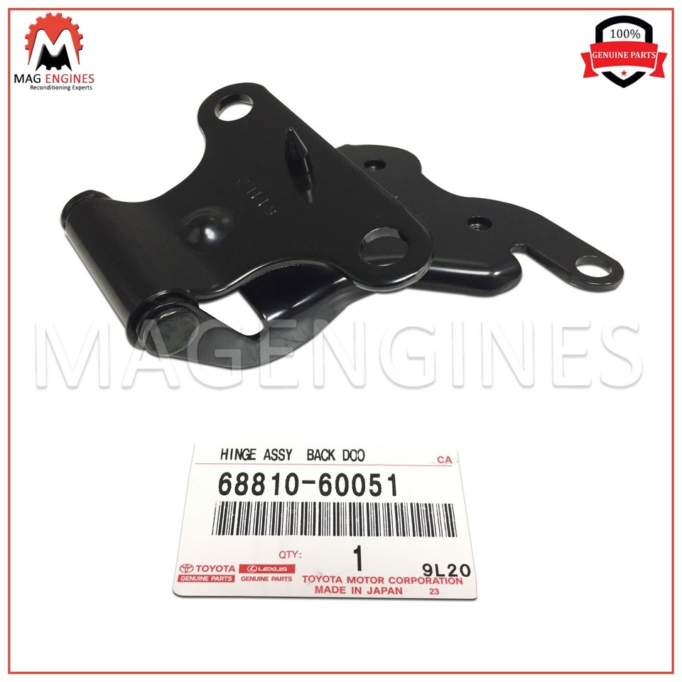 68810-60051 GENUINE OEM HINGE ASSY, BACK DOOR, RH 6881060051 | eBay