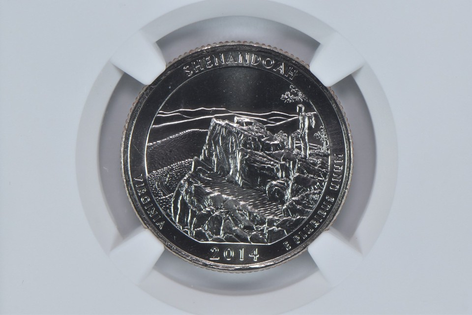 2014-P Washington Quarter Shenandoah America The Beautiful MS67 NGC ...