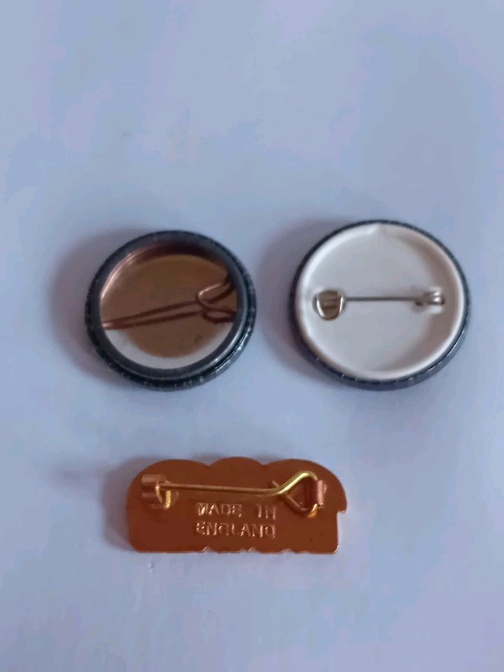 Job Lot x 3 Punk Vintage Badges - Dead Kennedys Too Drunk , Ramones ...