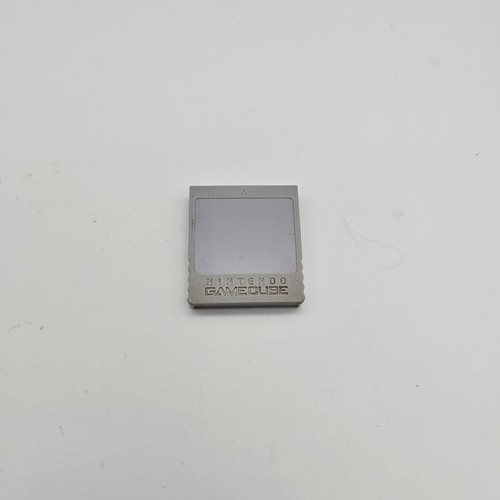 Nintendo Gamecube Memory Card 59 Blocks DOL-008 Gray | eBay