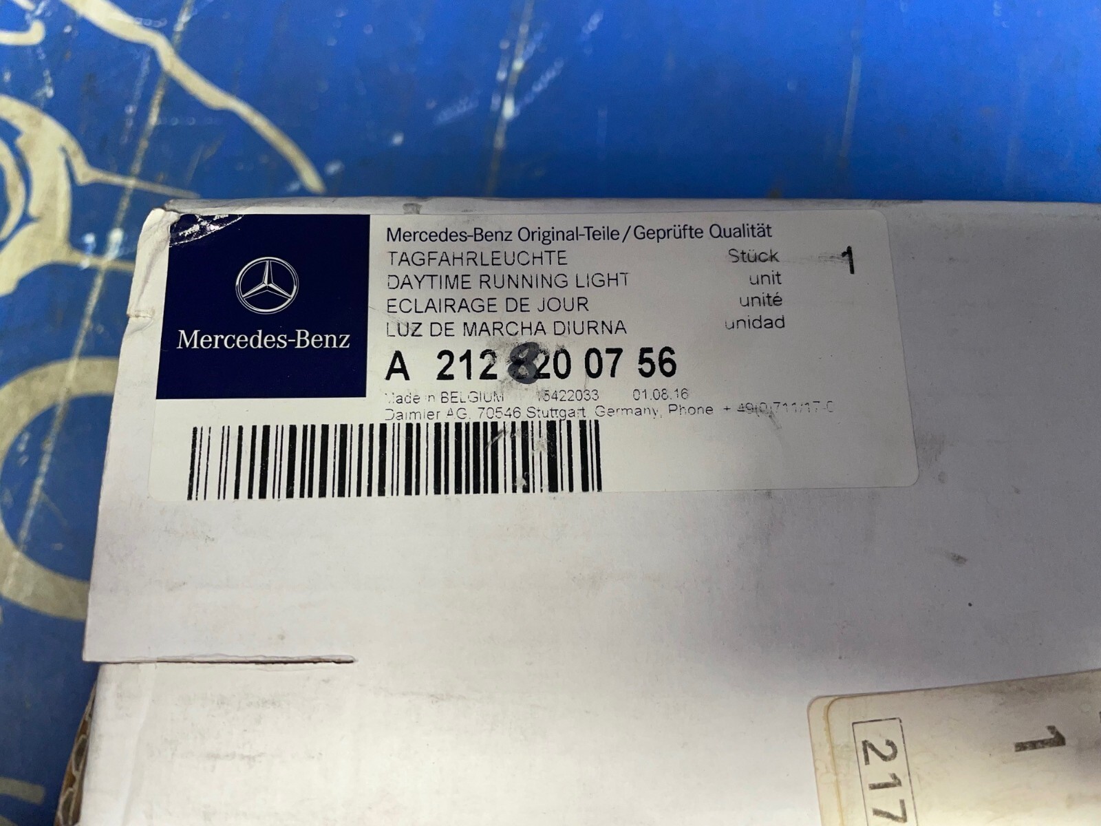 Phare Lumière Équipement en Journée Côté Gauche LED Mercedes Benz ...