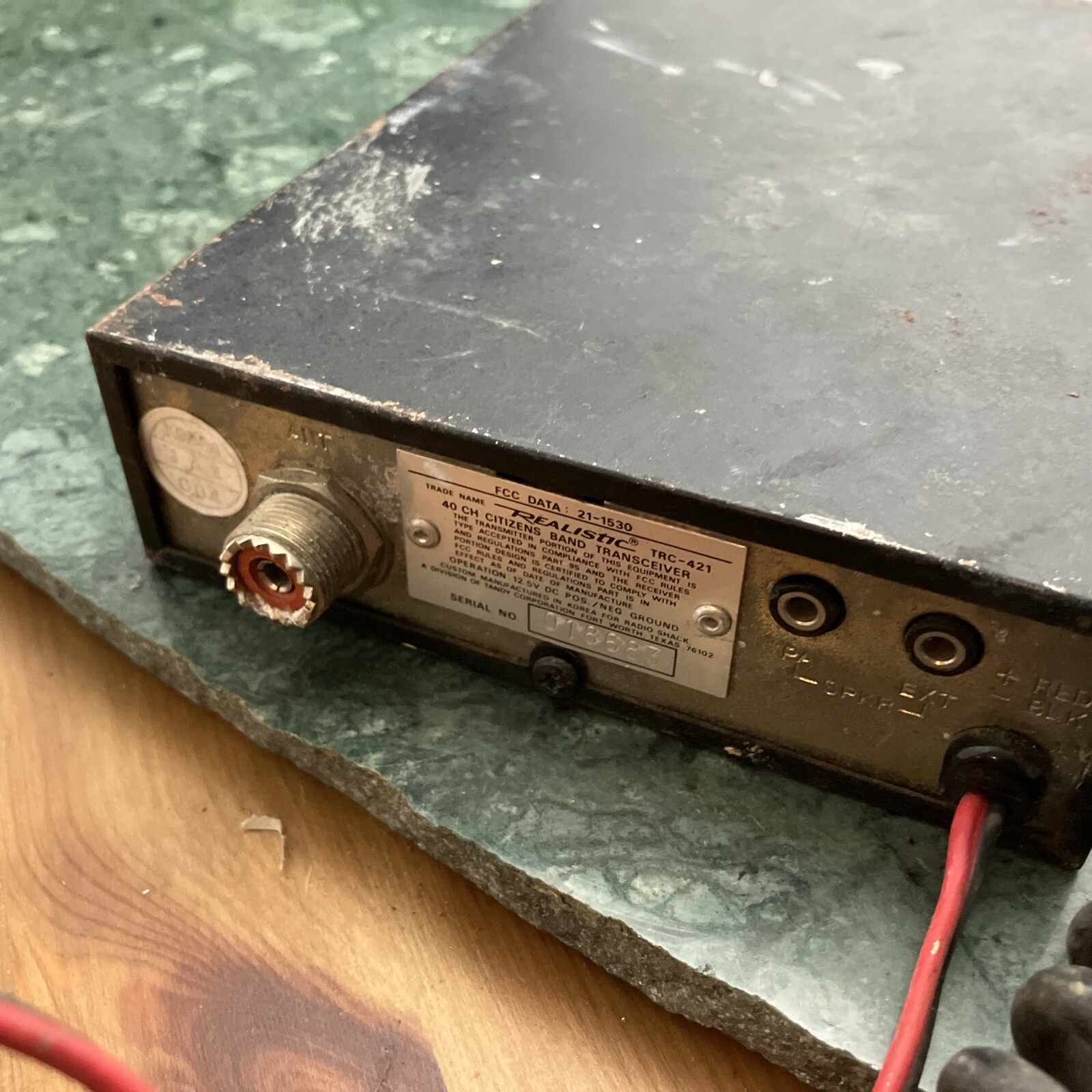 Realistic Trc-421a 40 Channel CB Transceiver Radio With Mic for sale ...
