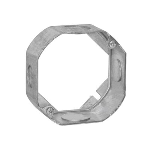 Steel City 55151-1/2-3/4, 4" x 1-1/2", Steel, Octagon Box Extension ...