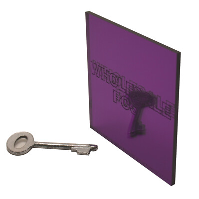 Acrylic Perspex Purple 1020 Mirror Sheet Plastic Panel Material A5 A4 ...