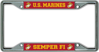 US MARINES SEMPER FI License Plate Frame | eBay