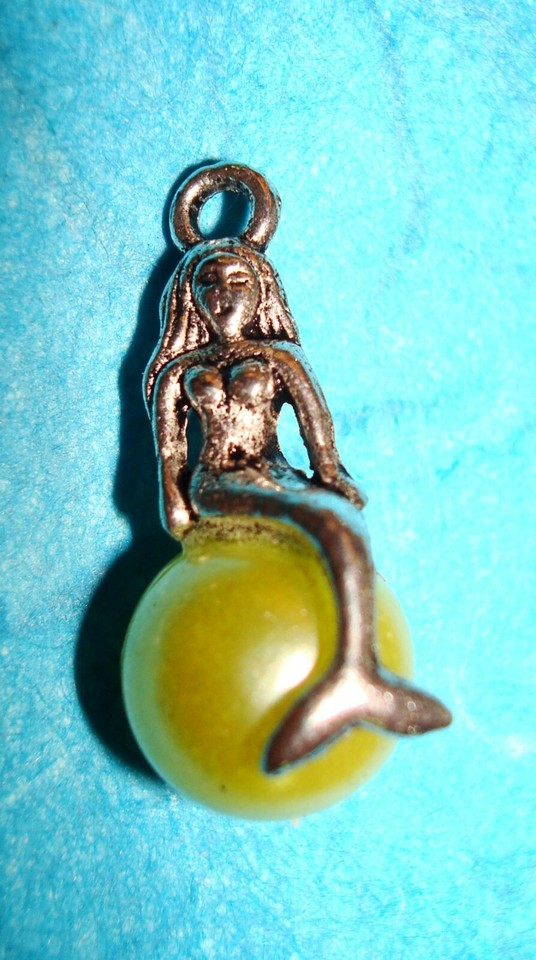Pendant Mermaid Charm Sea Siren Charm Sea Charm Goddess Charm Animal ...