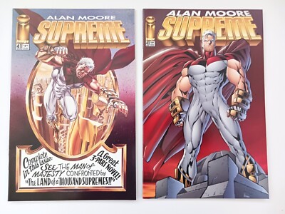 Supreme #41 Ordway & Bennett variants lot of 2 1st Alan Moore 1996 | eBay