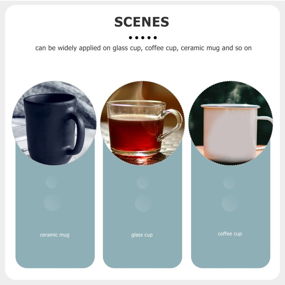 Glass Cup Wrap Sticker Glasses Mugs Rub on Transfer Sticker Cup ...