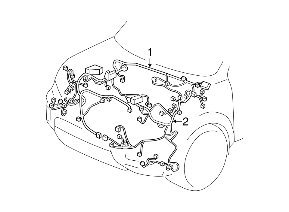 Genuine Honda Wire Harness R Cabin 32100-SZB-A40 | eBay