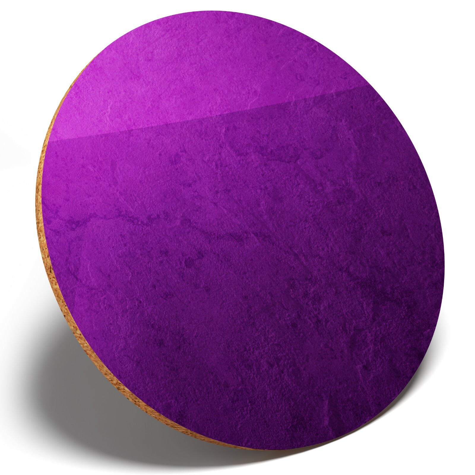 1 x Awesome Abstract Purple - Round Coaster Kitchen Student Kids Gift ...