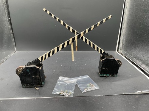 Pair of Handmade Model Train Railroad Crossing Gates O Gauge Wired ...