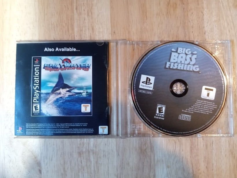 Big Bass Fishing (Sony PlayStation 1, 2002) PS1 Complete and Tested | eBay