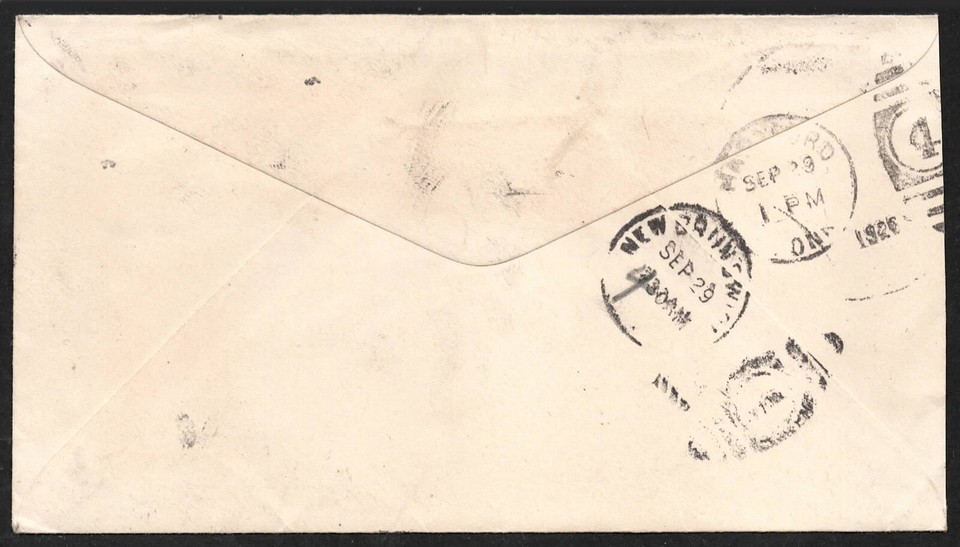 U489? US 2c postal stationery US POSTAGE SESQ. EXPO 1926 posted in 1926 ...