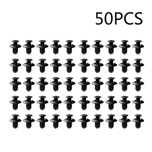 50x Nylon Front Bumper Fender Body Molding Clip Rivet Retainer For ...