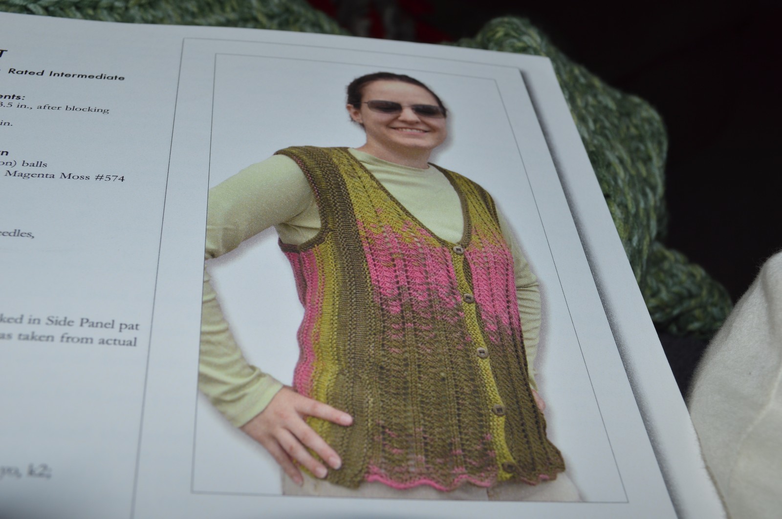 Knit One Crochet Too Crochet Pattern Best Fit Vest 35-47 | eBay