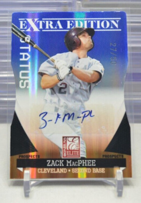 Zack MacPhee 2011 Donruss Elite Extra Edition Prospects /50 #181 Auto 2-A | eBay