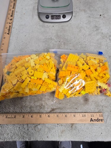 mixed lot of yellow lego legos, varying shades, 1 lbs 6 oz | eBay