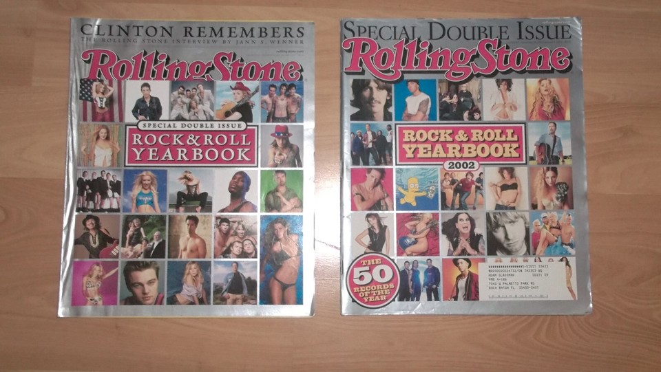 ROLLING STONE MAGAZINES - CONCERT GUIDES AND ROCK N ROLL YEARBOOKS 2000 ...
