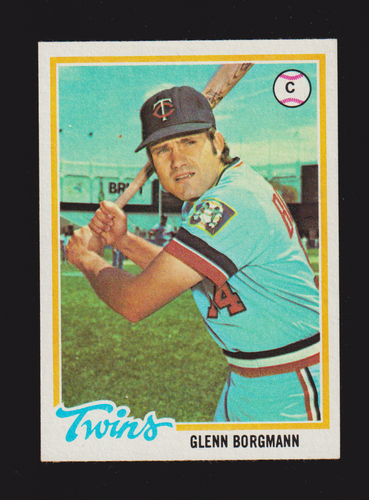 1978 TOPPS #307 Glenn Borgmann MINNESOTA TWINS NM+ A | eBay