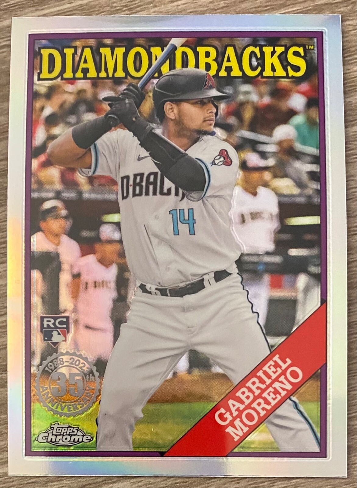 Gabriel Moreno 2023 Topps Chrome 1988 Refractor Rookie baseball card ...