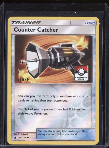 Counter Catcher 2017 Pokemon Crimson Invasion 91/111 Staff Prerelease ...