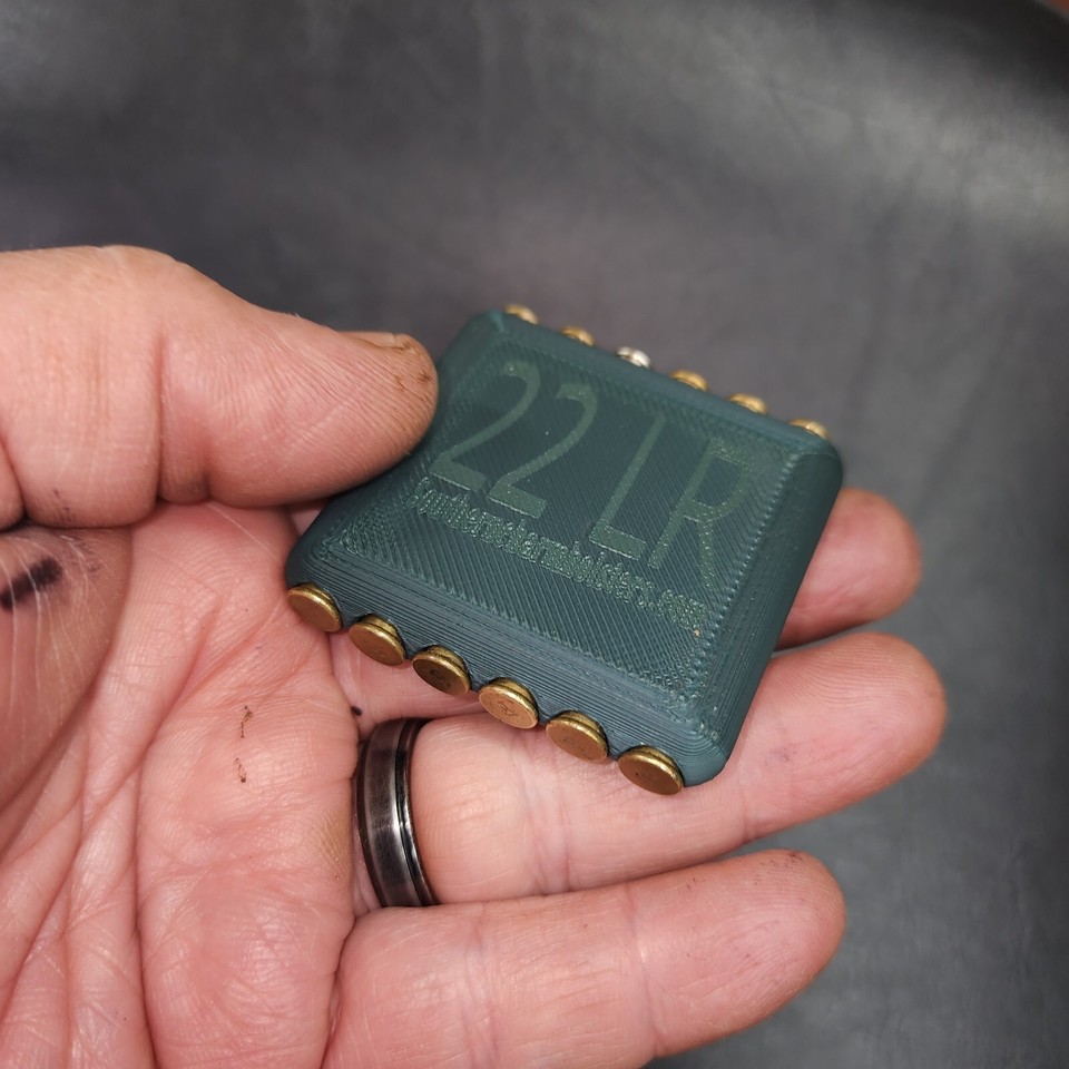 22lr ammo holder For EDC . OD Green Holds 12 Lr Shells In A Compact ...