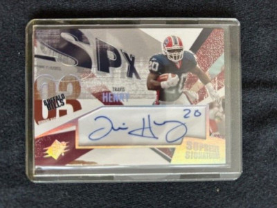 Travis Henry On card Autograph Card Auto Signature (Inventory #B) | eBay