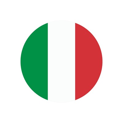 Italien Italy Aufkleber 5cm Rund Flagge Fahne Runde Vinyl Stickers EM ...