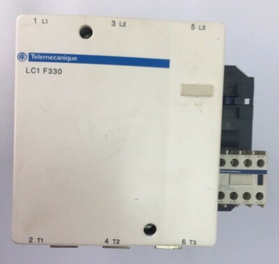 TELEMECANIQUE LC1F330 CONTACTOR 600VAC 370A 250HP LX1FH1102 110-115V 40 ...