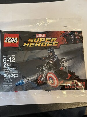 LEGO Marvel Super Heroes: Captain America's Motorcycle (30447) New ...