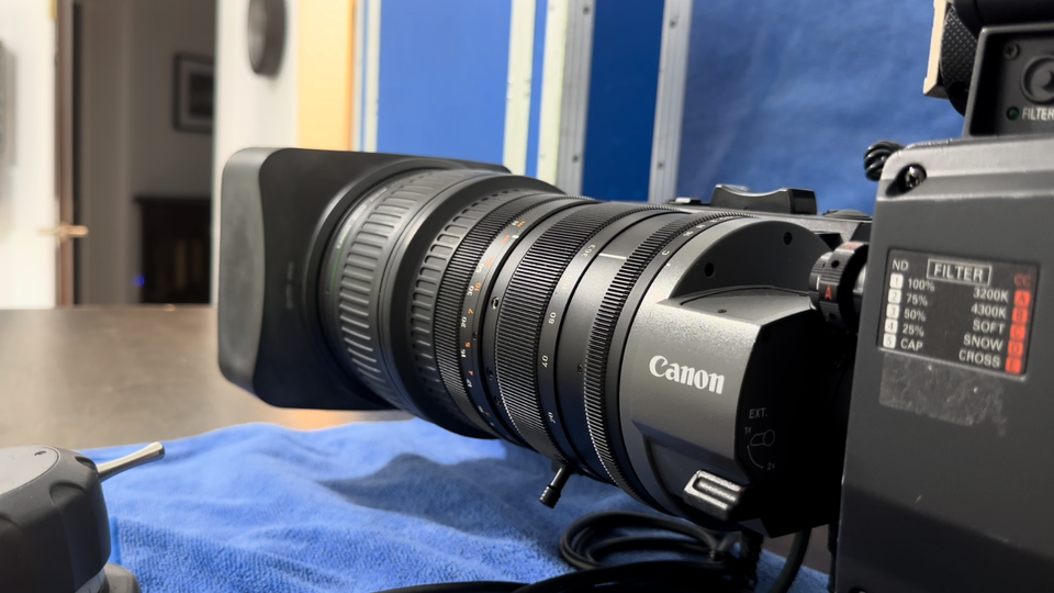 Canon J33ax11B IASD Broadcast Lens | 33x Zoom | B4 Mount | FULL SERVO ...