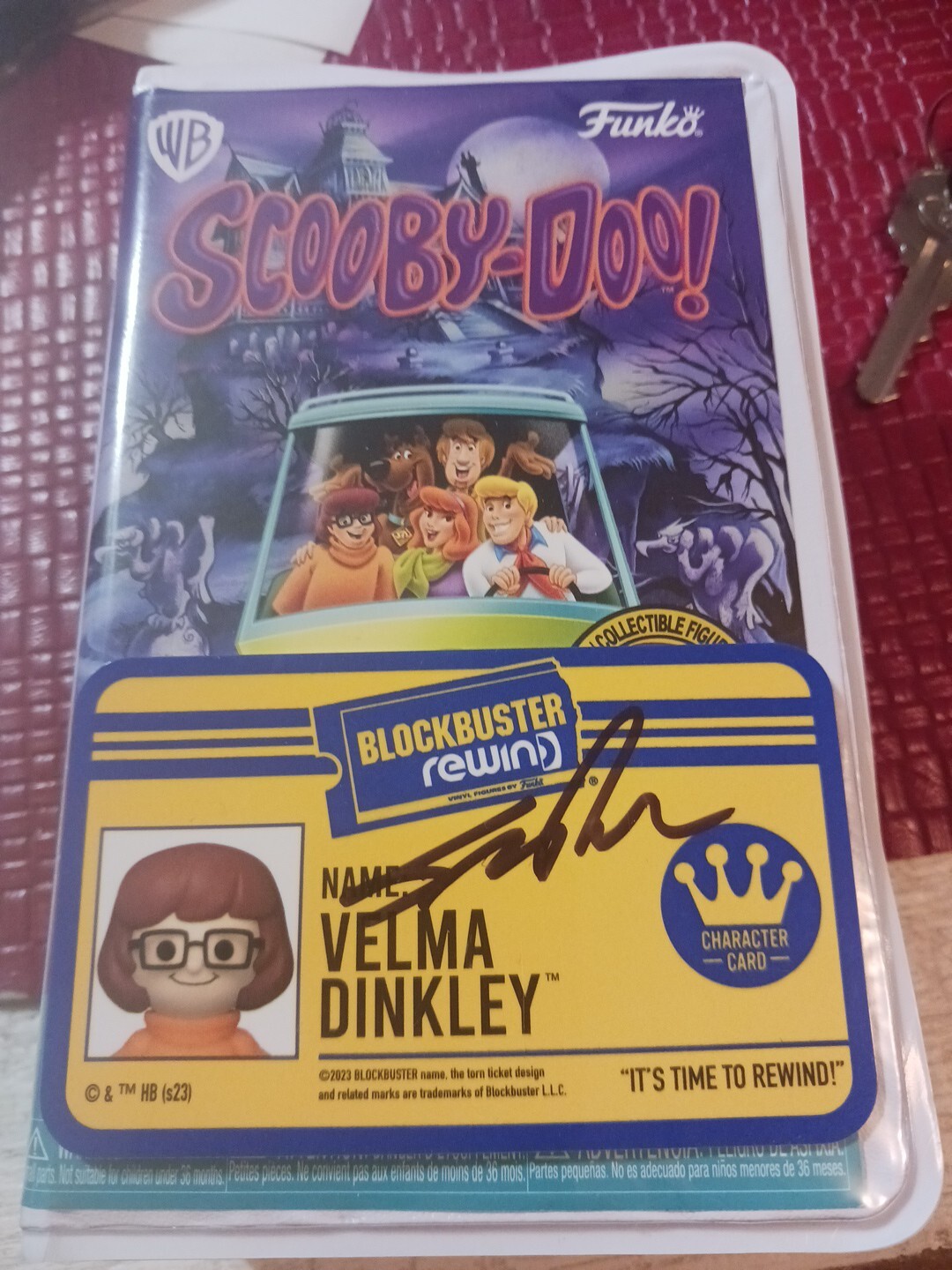 Signed Card Scott Innes Funko Rewind: Scooby-Doo - Velma Dinkley | eBay