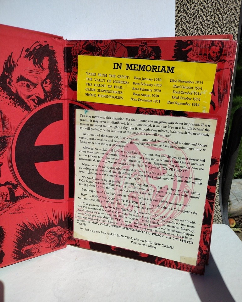 The EC Horror Library of the 1950s (Hardcover, 1971) Horror Comics | eBay