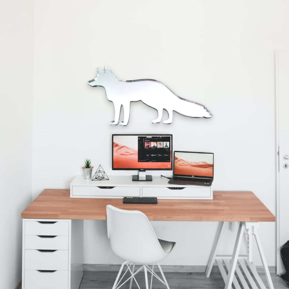 Fox Shaped Acrylic Mirrors, Bespoke Sizes, Colours & Engraving Services | eBay