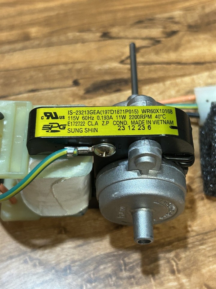 WR60X10220 - NEW CONDENSER FAN MOTOR - WR60X10220 | eBay