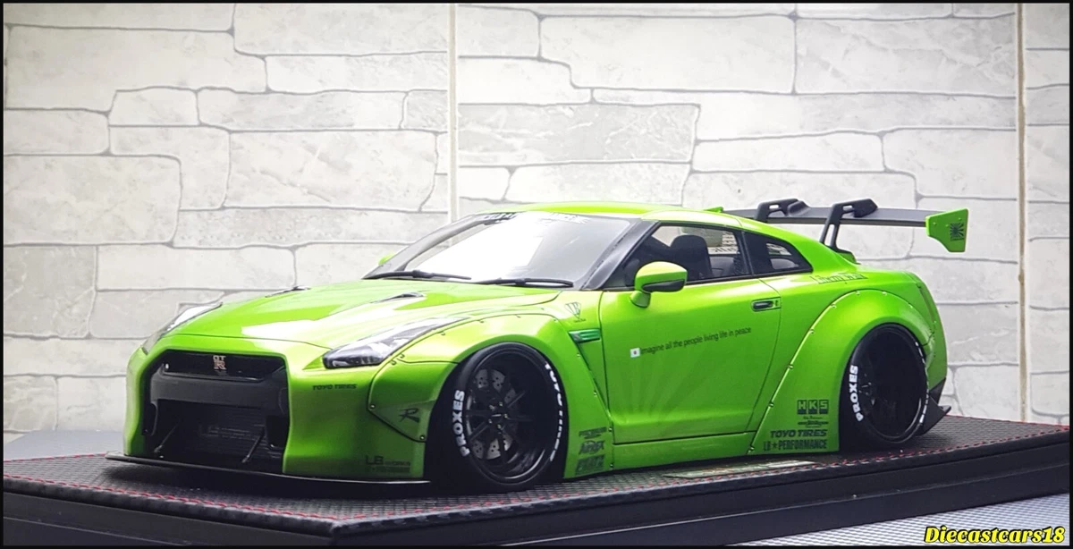Green Nissan Gt R