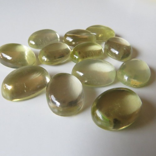 Lemon Quartz Oval Cabochon 5x7mm To 20x25mm Natural Calibrated Loose ...