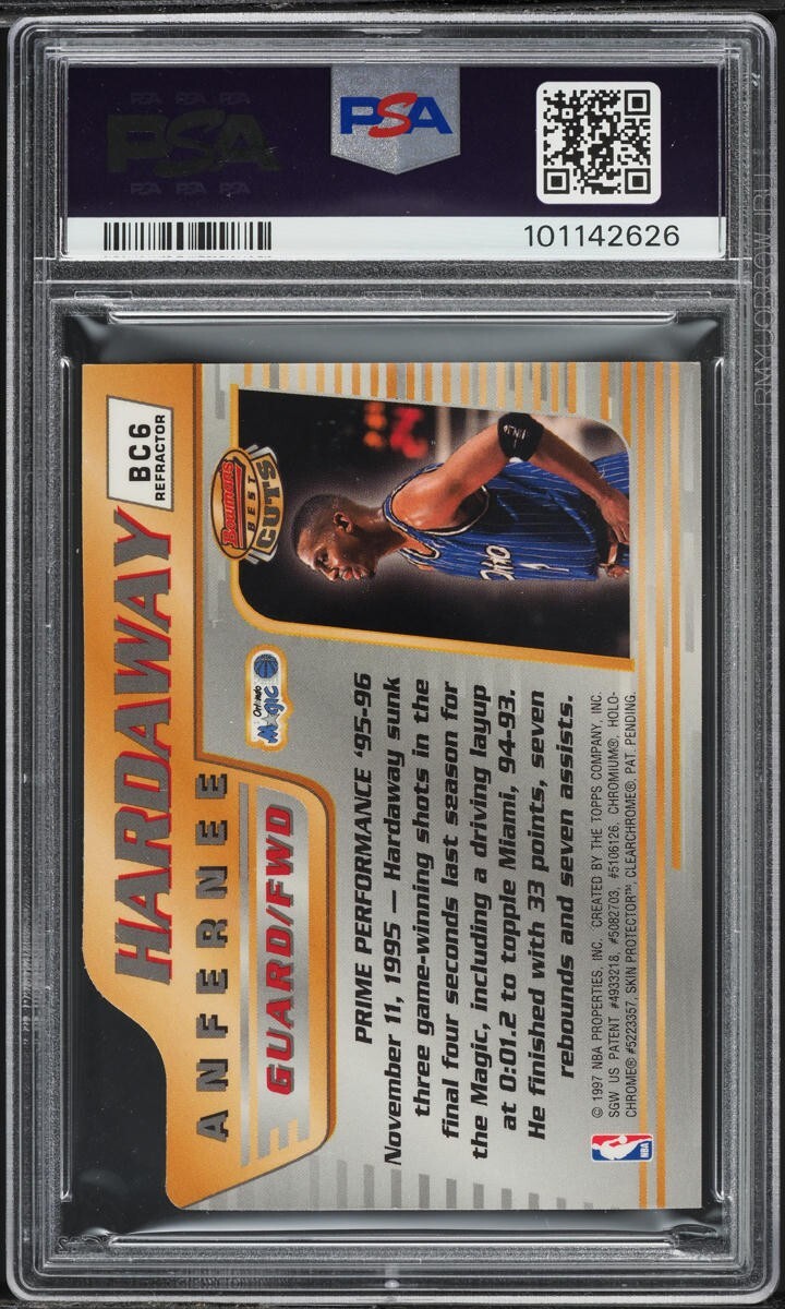 1996-97 Bowman's Best - Cuts Anfernee Hardaway #BC6 Refractor for sale online | eBay
