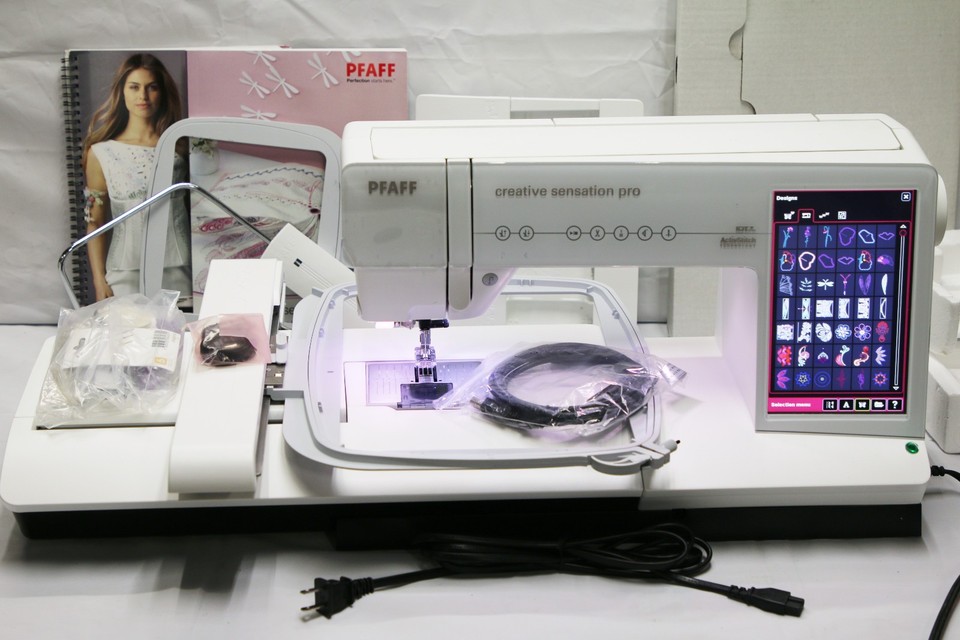 Pfaff Creative Sensation PRO IDT Quilting Sewing Embroidery Machine #2 ...