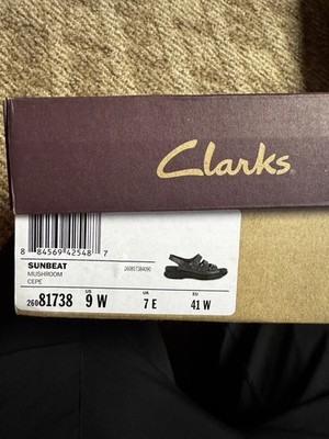 Clarks Women's Sunbeat Mushroom Slingback Sandal Size 9W | eBay