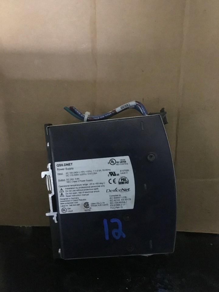 PULS Dimension QS5 Power Supply QS5.DNET SN:16010PWRS | eBay