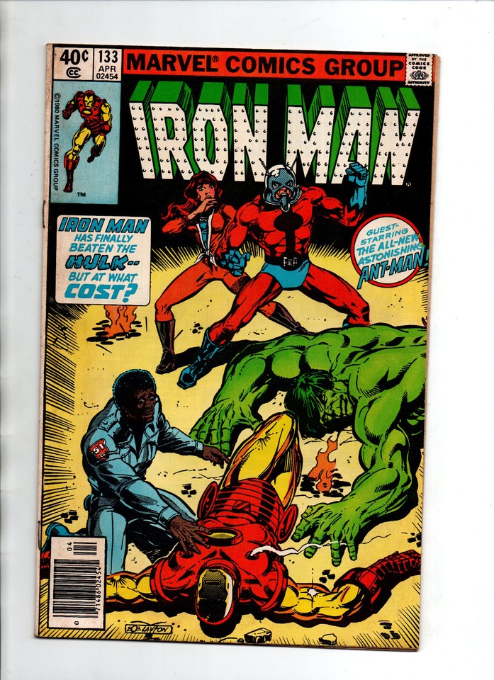 Invincible Iron Man #131 132 & 133 newsstand - vs Hulk - 1980 - FN/VF ...