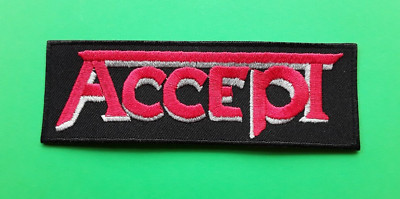ACCEPT ROCK MUSIC BAND IRON OR SEW ON QUALITY EMBROIDERED PATCH UK ...