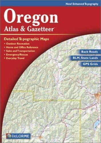 Oregon Atlas and Gazetteer, Delorme, Very Good Book 9780899333472 | eBay