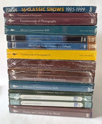 Great Courses & Discovery Documentary Films DVDs New Sealed | eBay